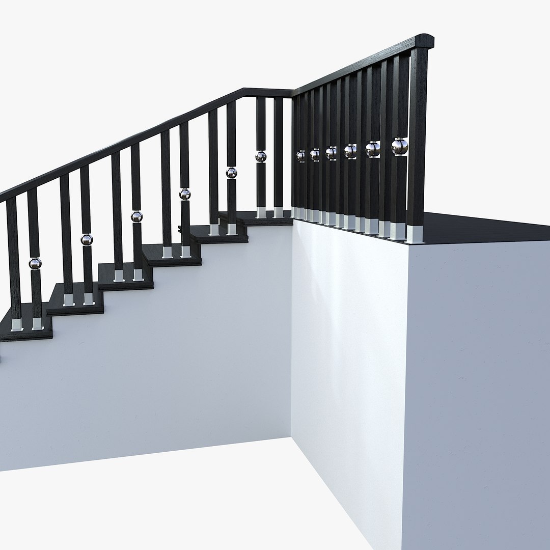3D Stair Step Model - TurboSquid 1695031