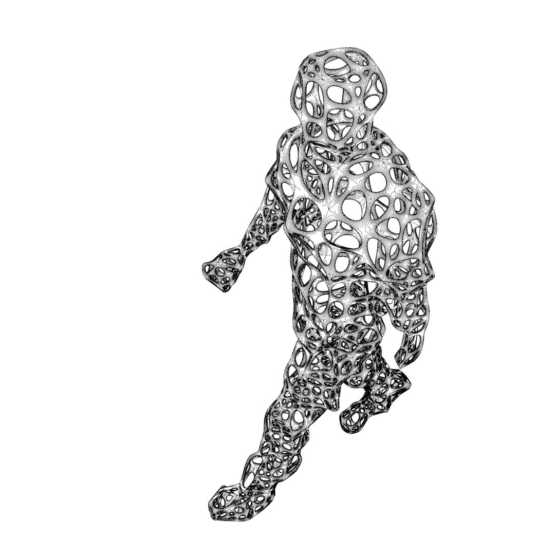 Walking Human Sculpture 25-38 3D Model - TurboSquid 2439838