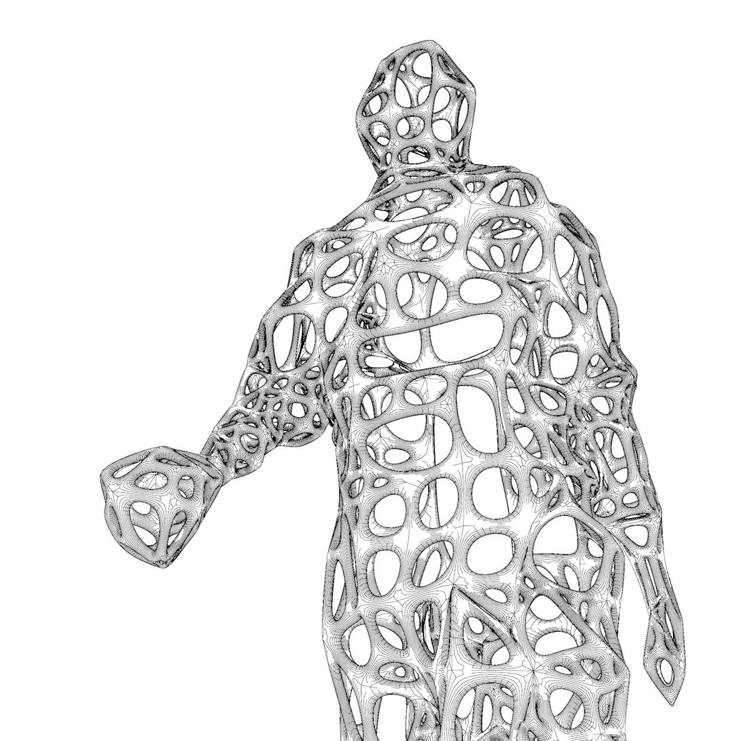 Walking Human Sculpture 25-38 3D Model - TurboSquid 2439838