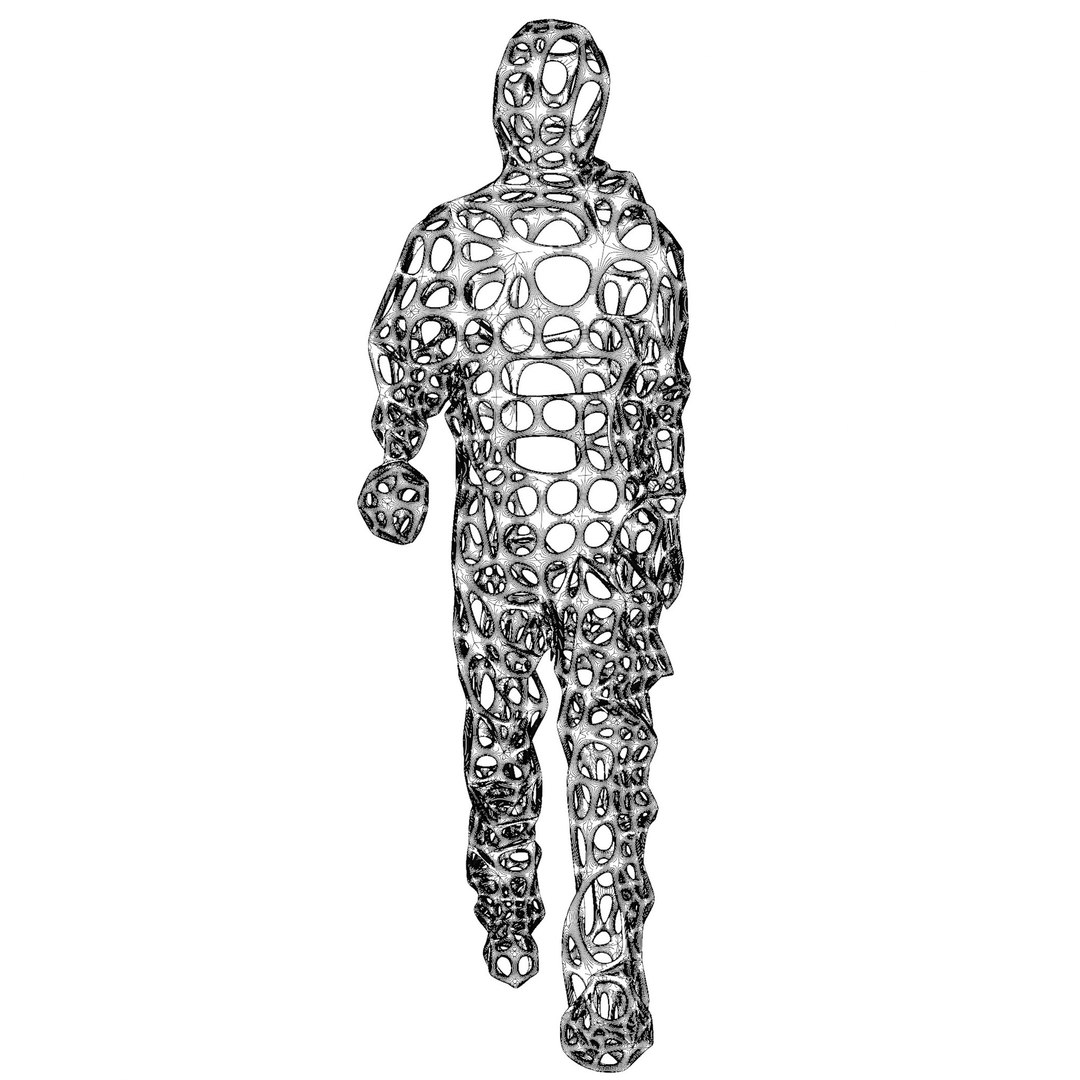 Walking Human Sculpture 25-38 3D Model - TurboSquid 2439838