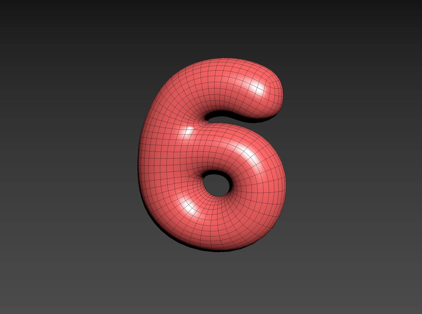 3D Number Six - TurboSquid 2305151