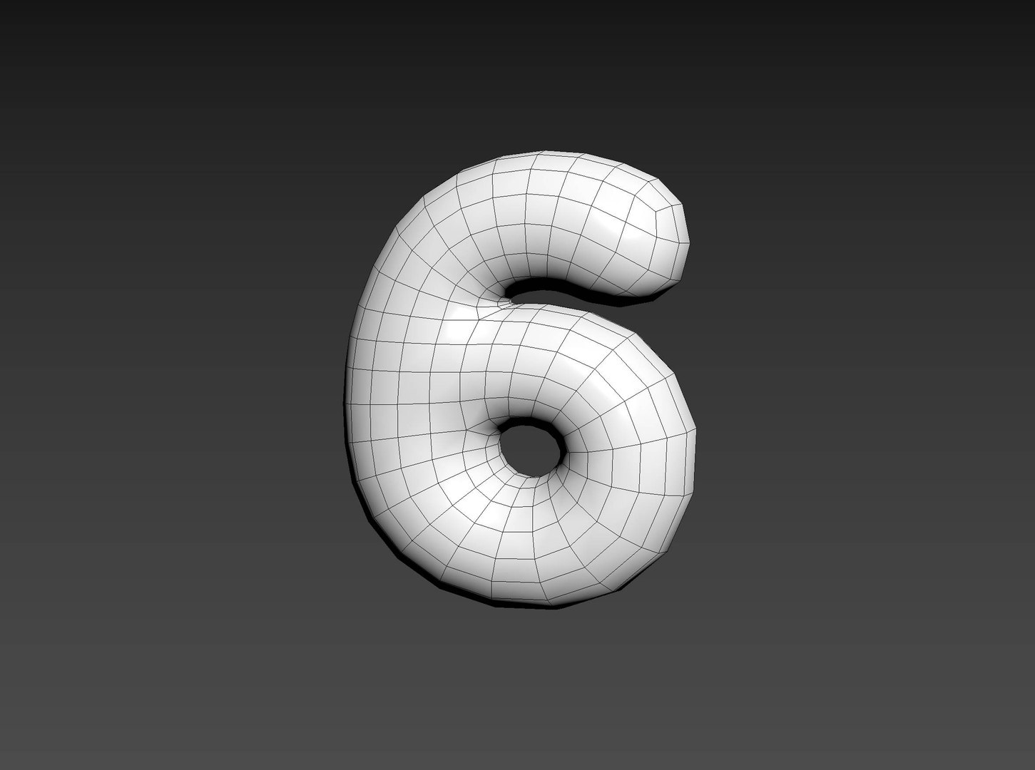 3D Number Six - TurboSquid 2305151