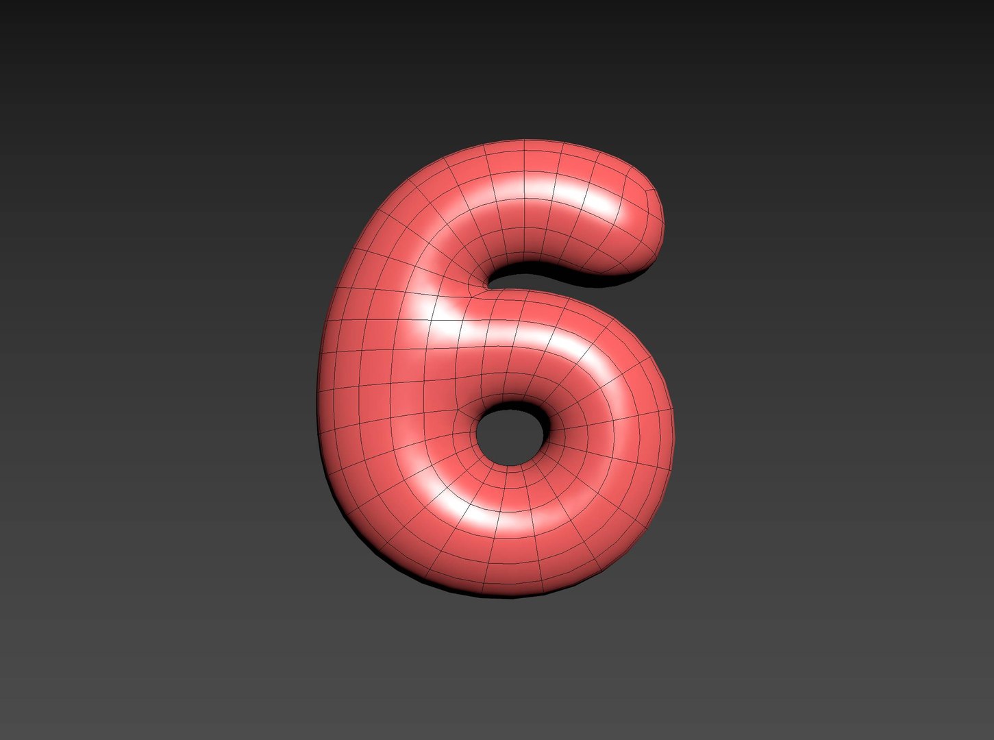 3D Number Six - TurboSquid 2305151
