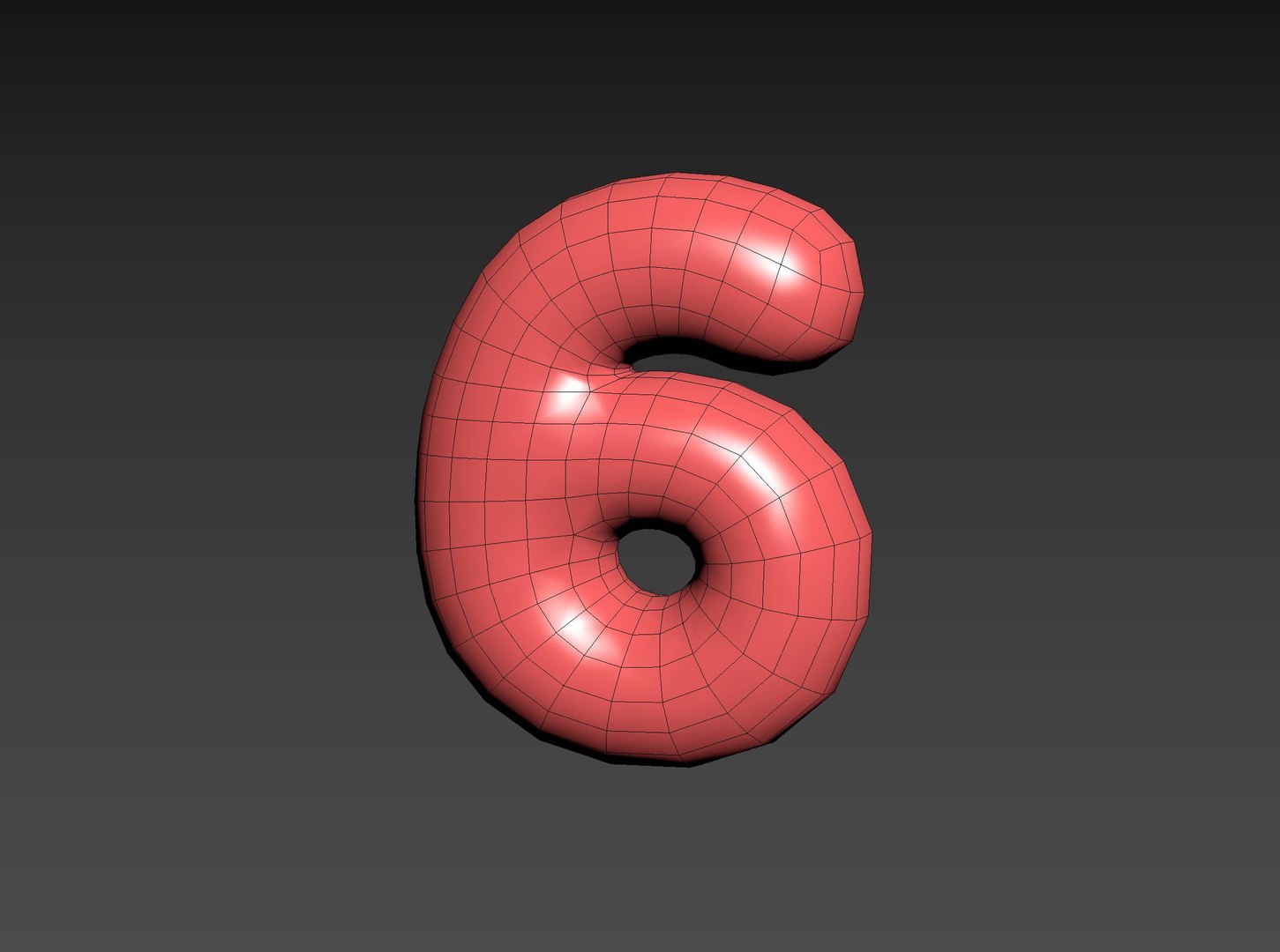 3D Number Six - TurboSquid 2305151