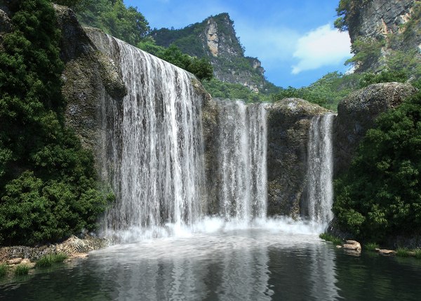 Waterfall 3D Models for Download | TurboSquid
