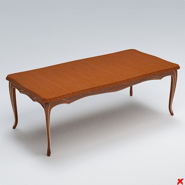 3d model table dining