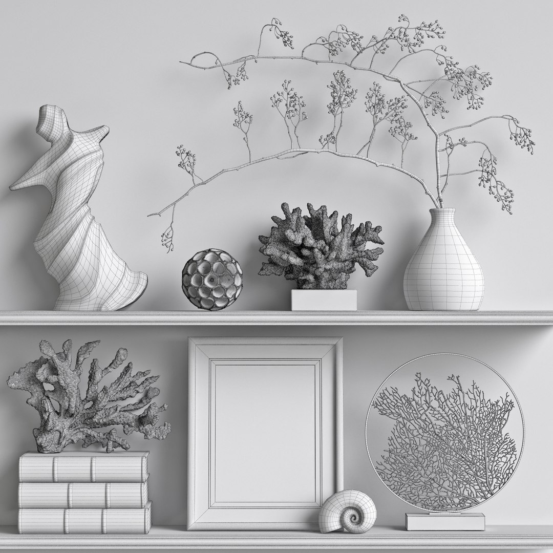 3D Model Decor Set 230 - TurboSquid 2216062