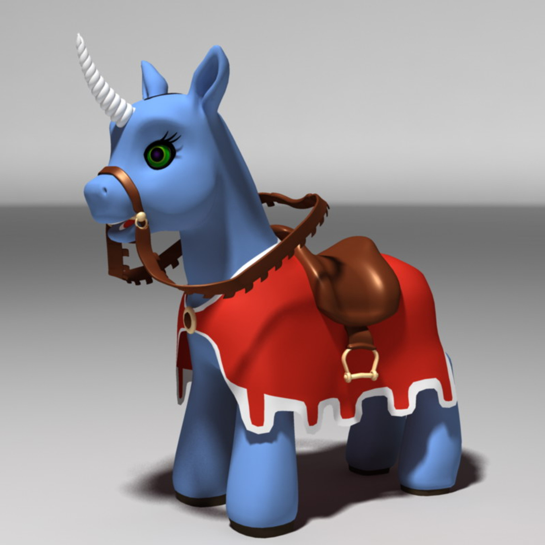 3ds max pony unicorn uni