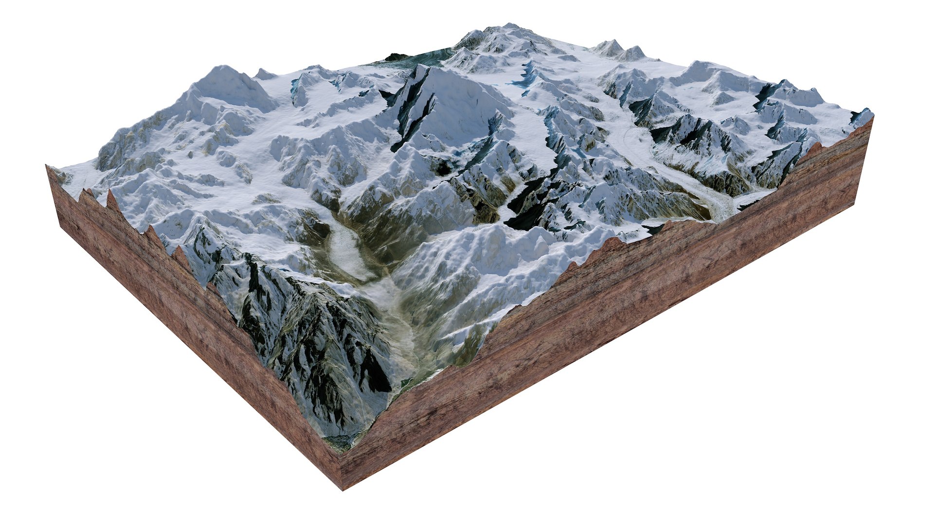 Saltoro Kangri Mountain Pakistan 3D Model - TurboSquid 2061892