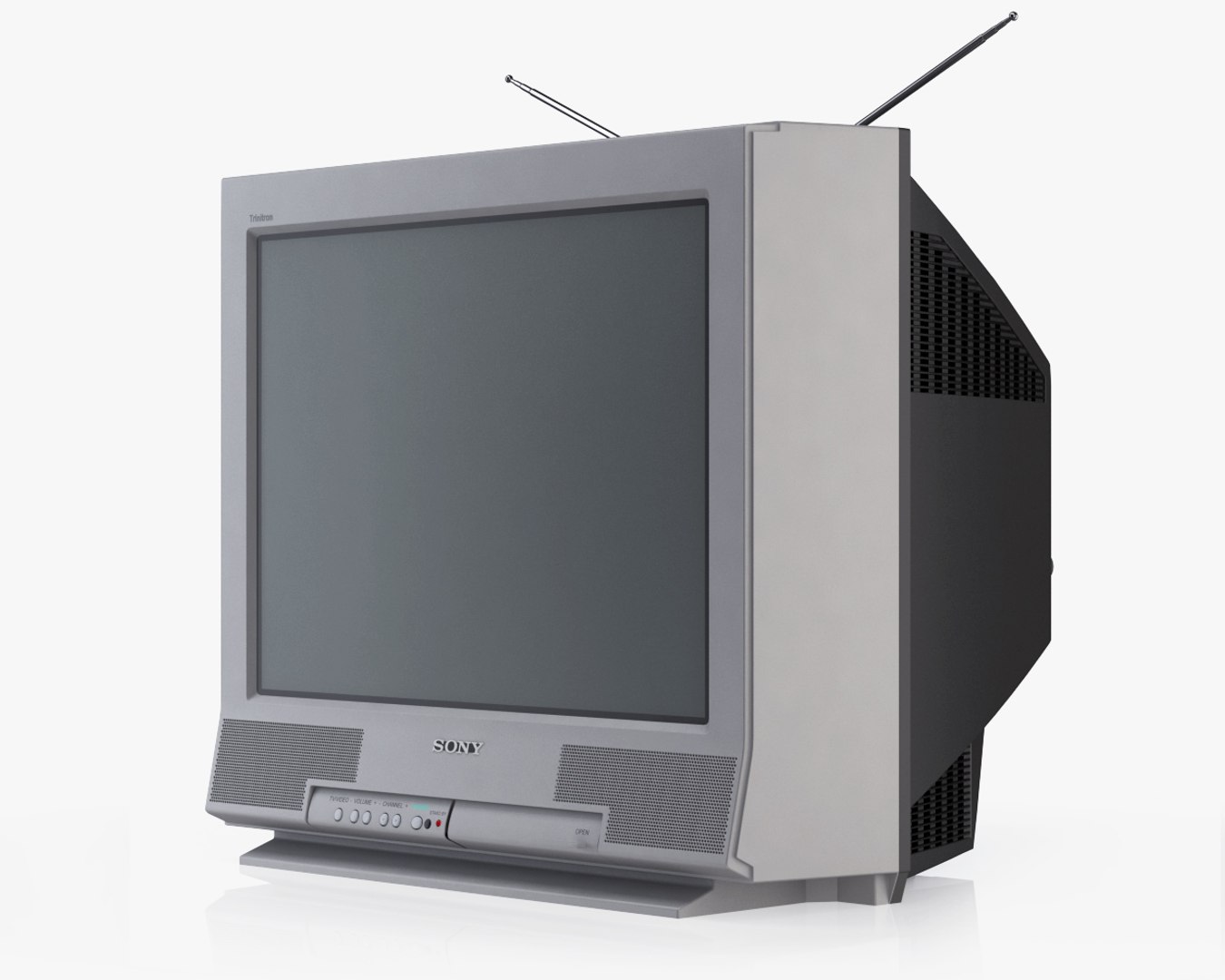 3d Old Tv Sony Trinitron