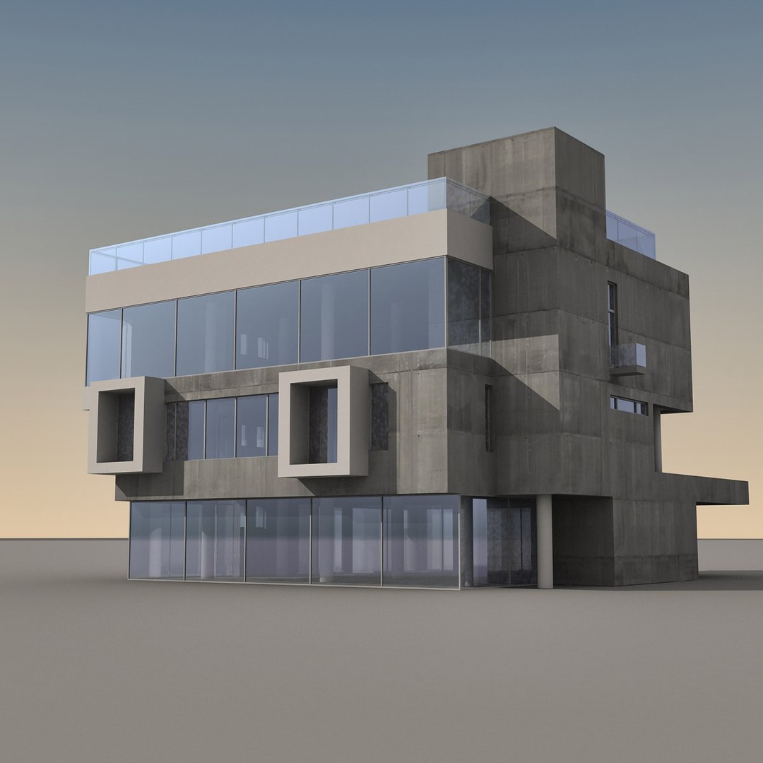 Modern Building 3d Max