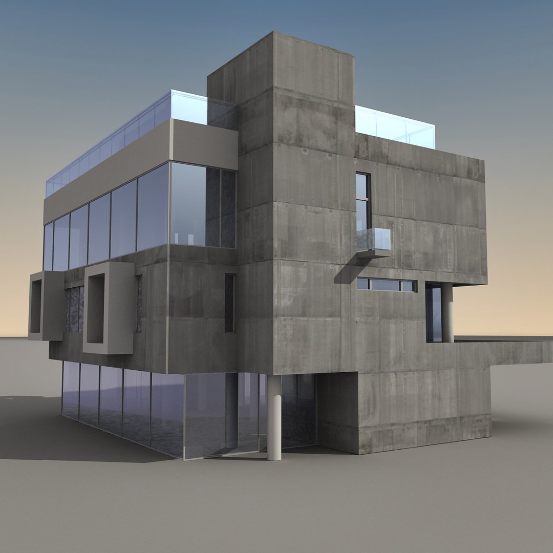 Modern Building 3d Max