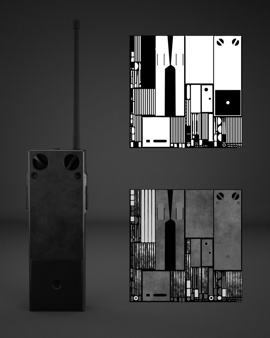 Angstrem Radio Station USSR Game Ready 3D Model - TurboSquid 2235689