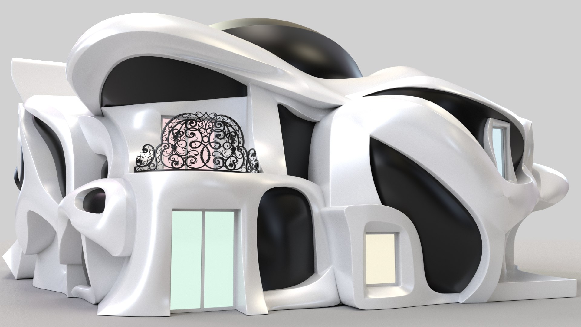 Metaverse House X1 3D Model - TurboSquid 1937150