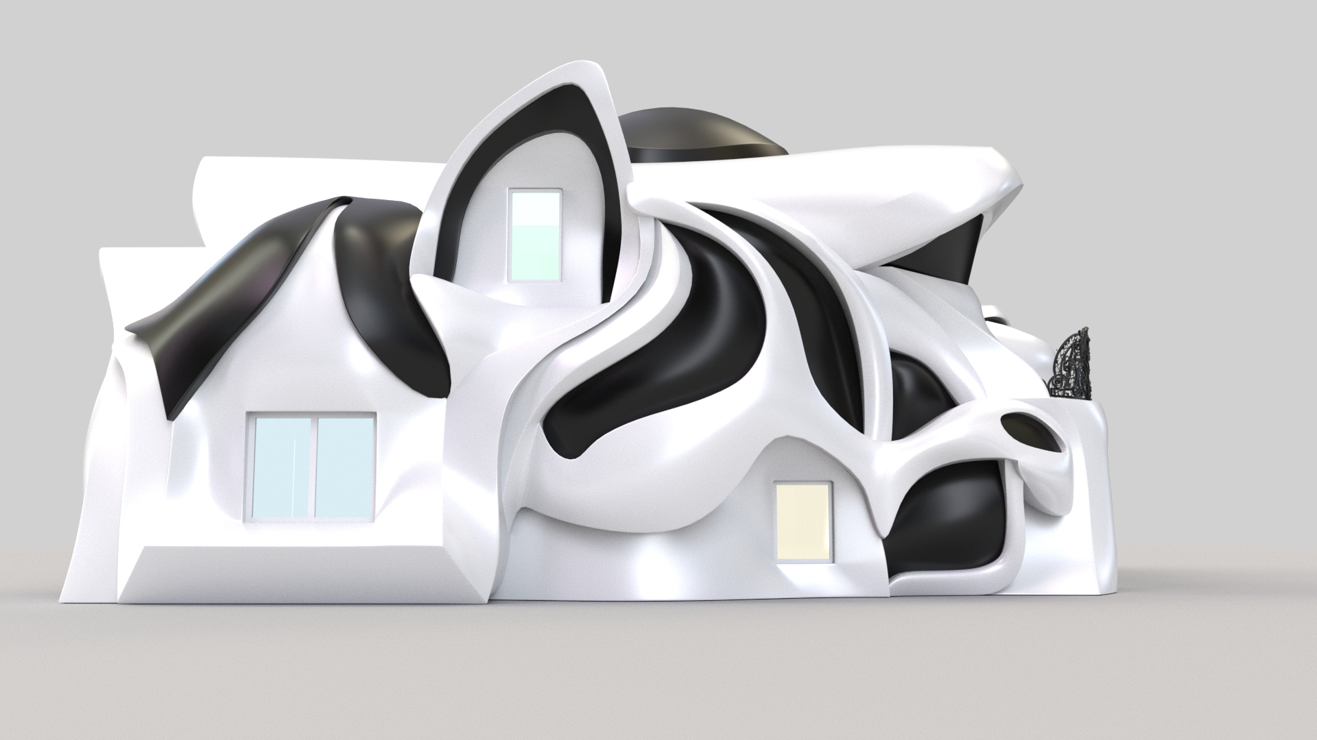 Metaverse House X1 3D Model - TurboSquid 1937150