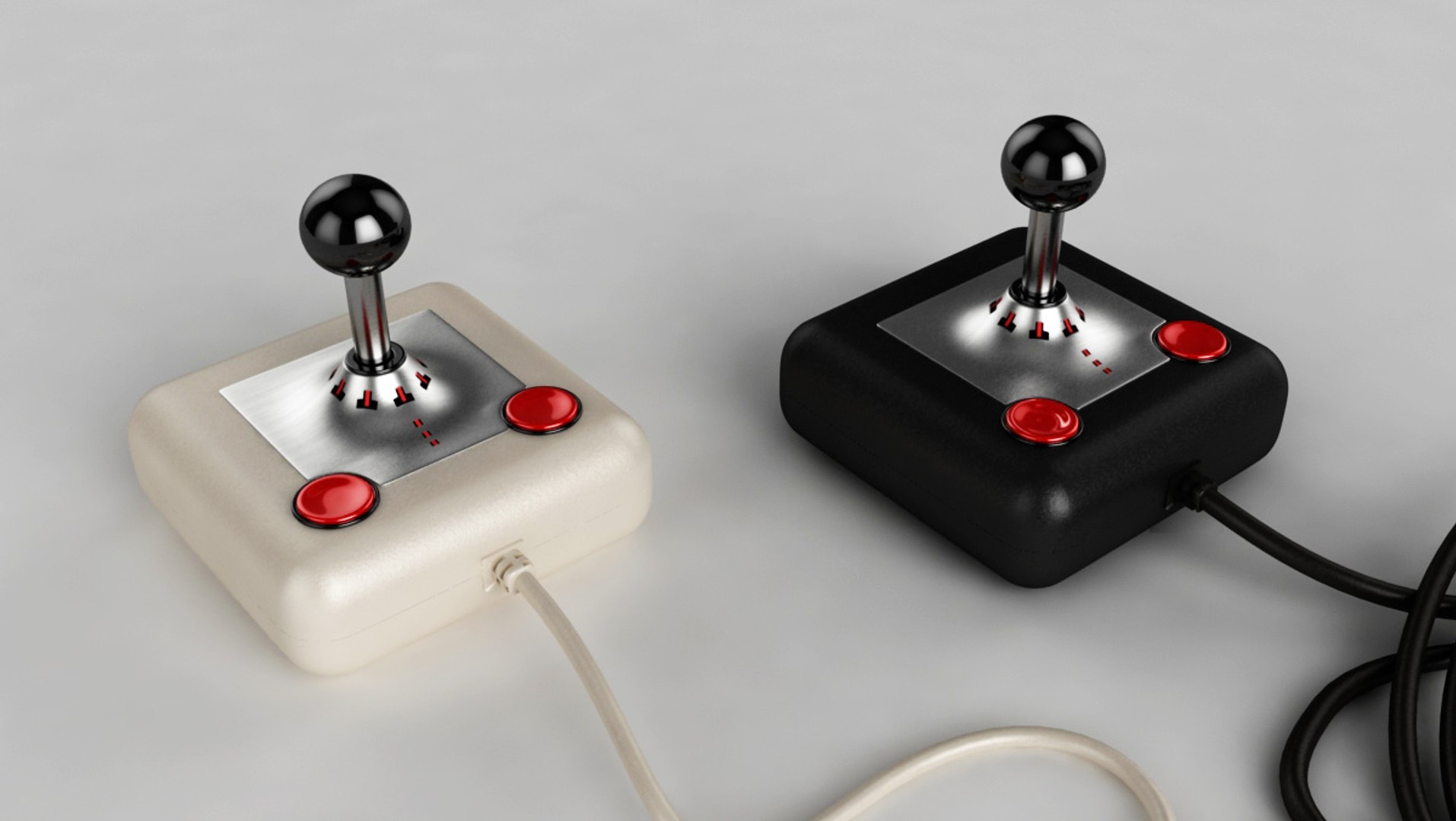 3d Tac-2 Joystick Model