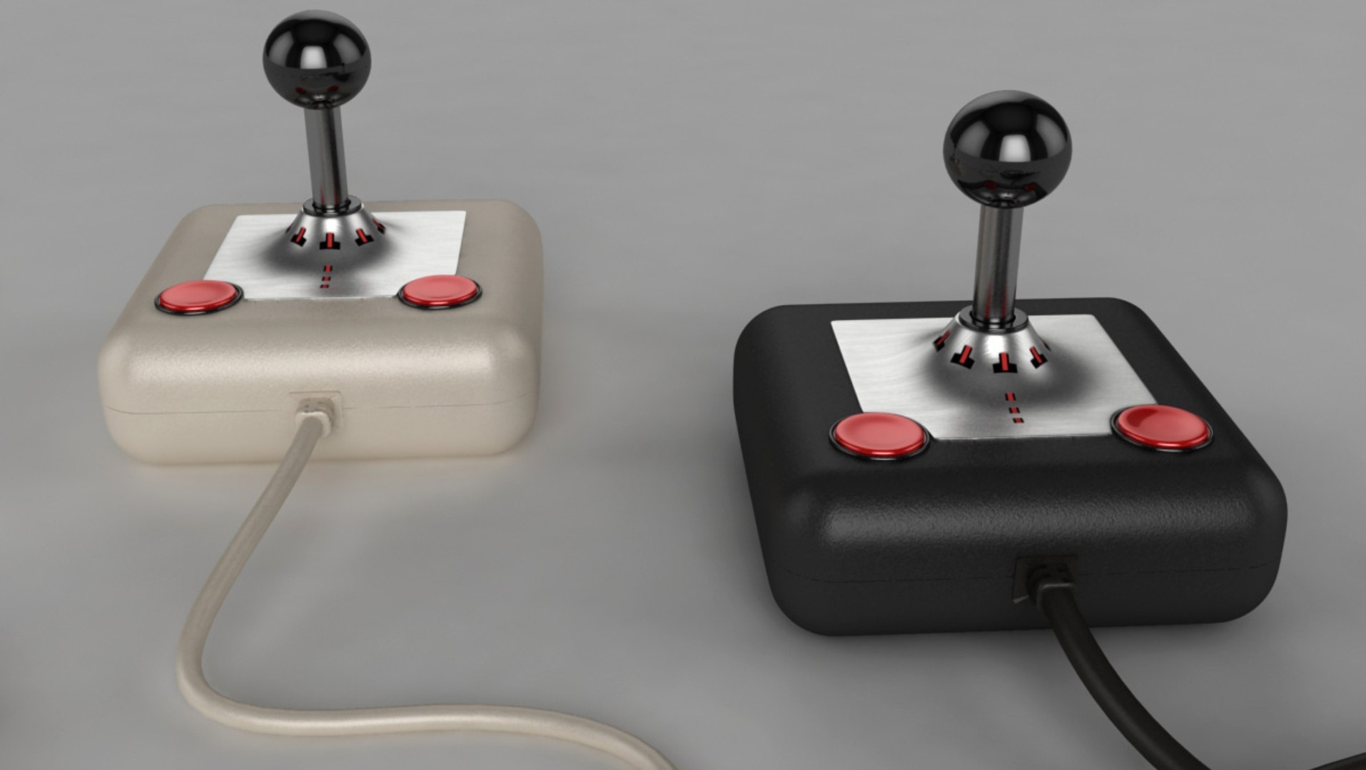 3d Tac-2 Joystick Model