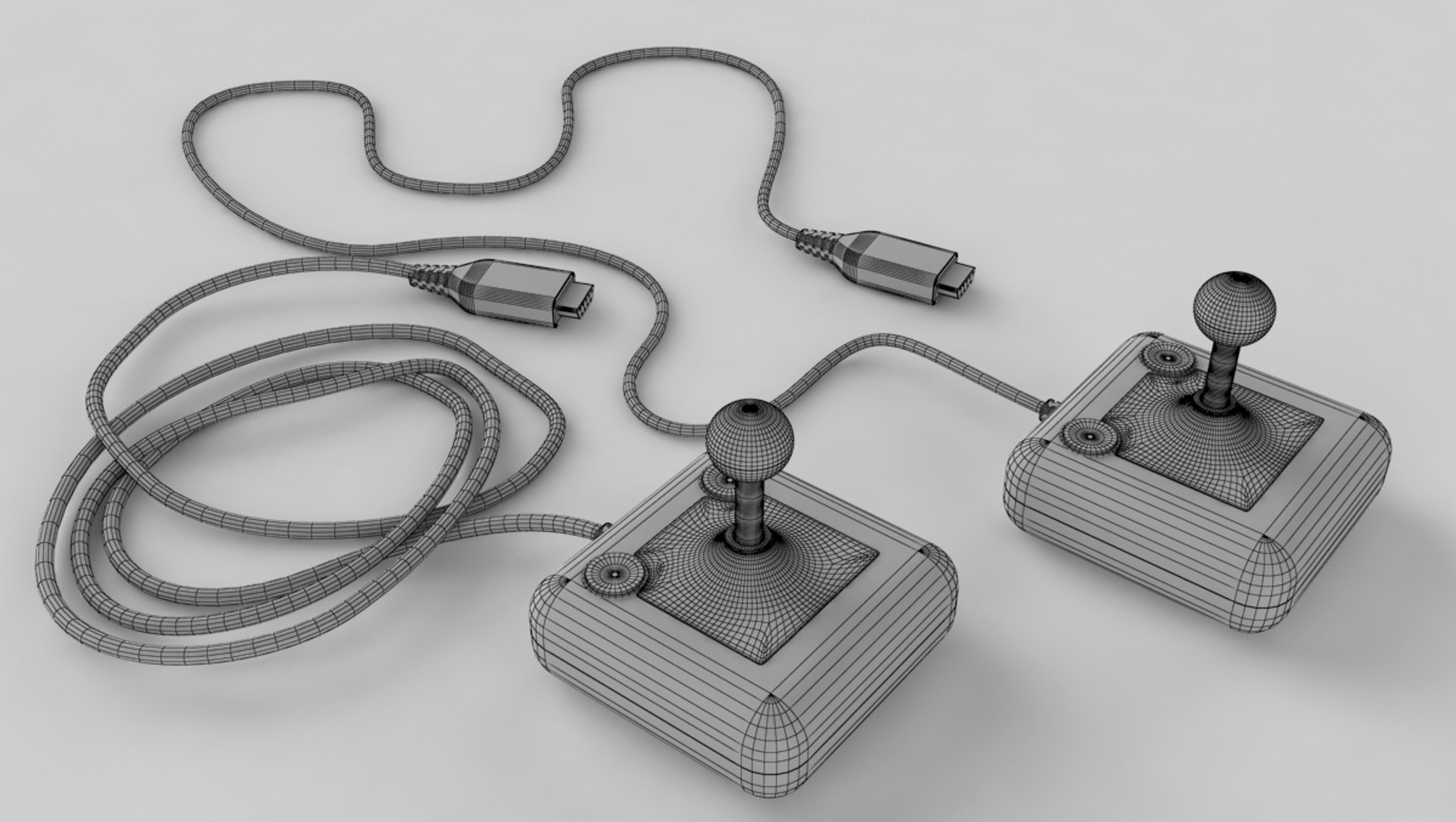 3d Tac-2 Joystick Model