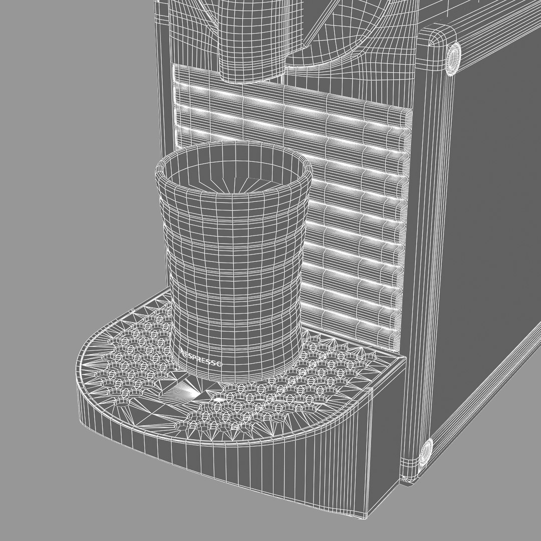 nespresso pixie magimix krups 3d model