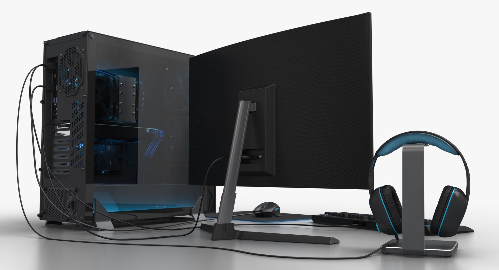Generic Gaming Desktop Pc 3D Model - TurboSquid 1307395