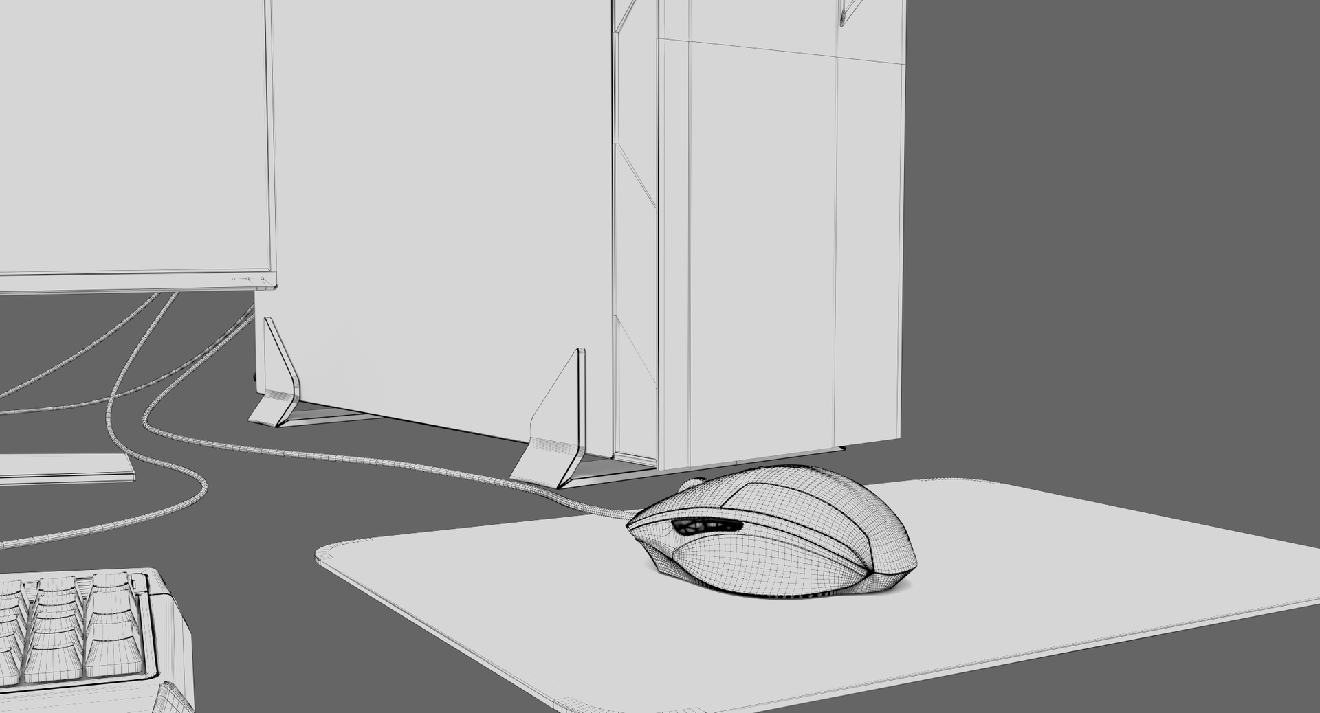 Generic gaming desktop pc 3D model - TurboSquid 1307395