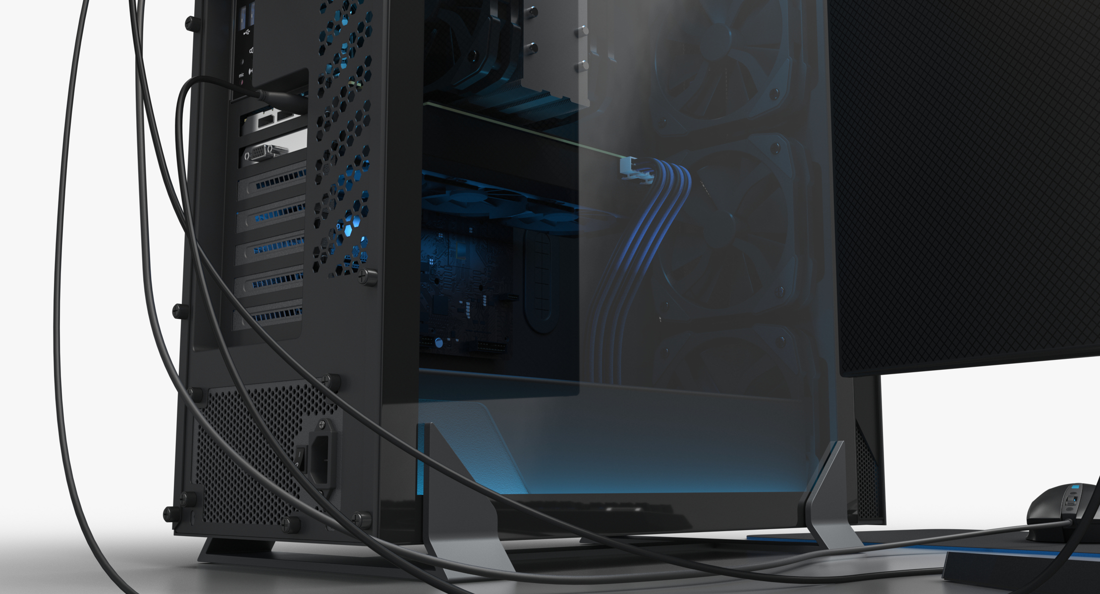 Generic gaming desktop pc 3D model - TurboSquid 1307395