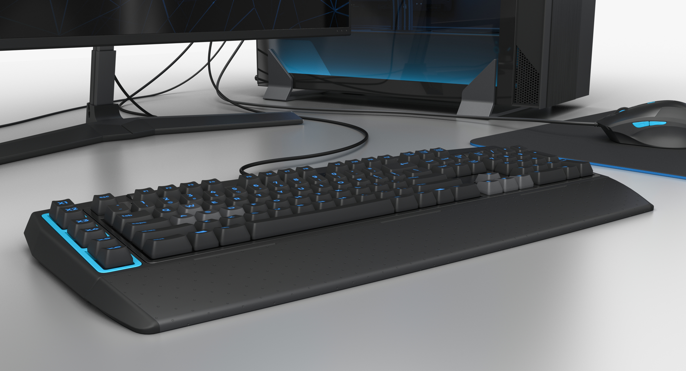 Generic gaming desktop pc 3D model - TurboSquid 1307395