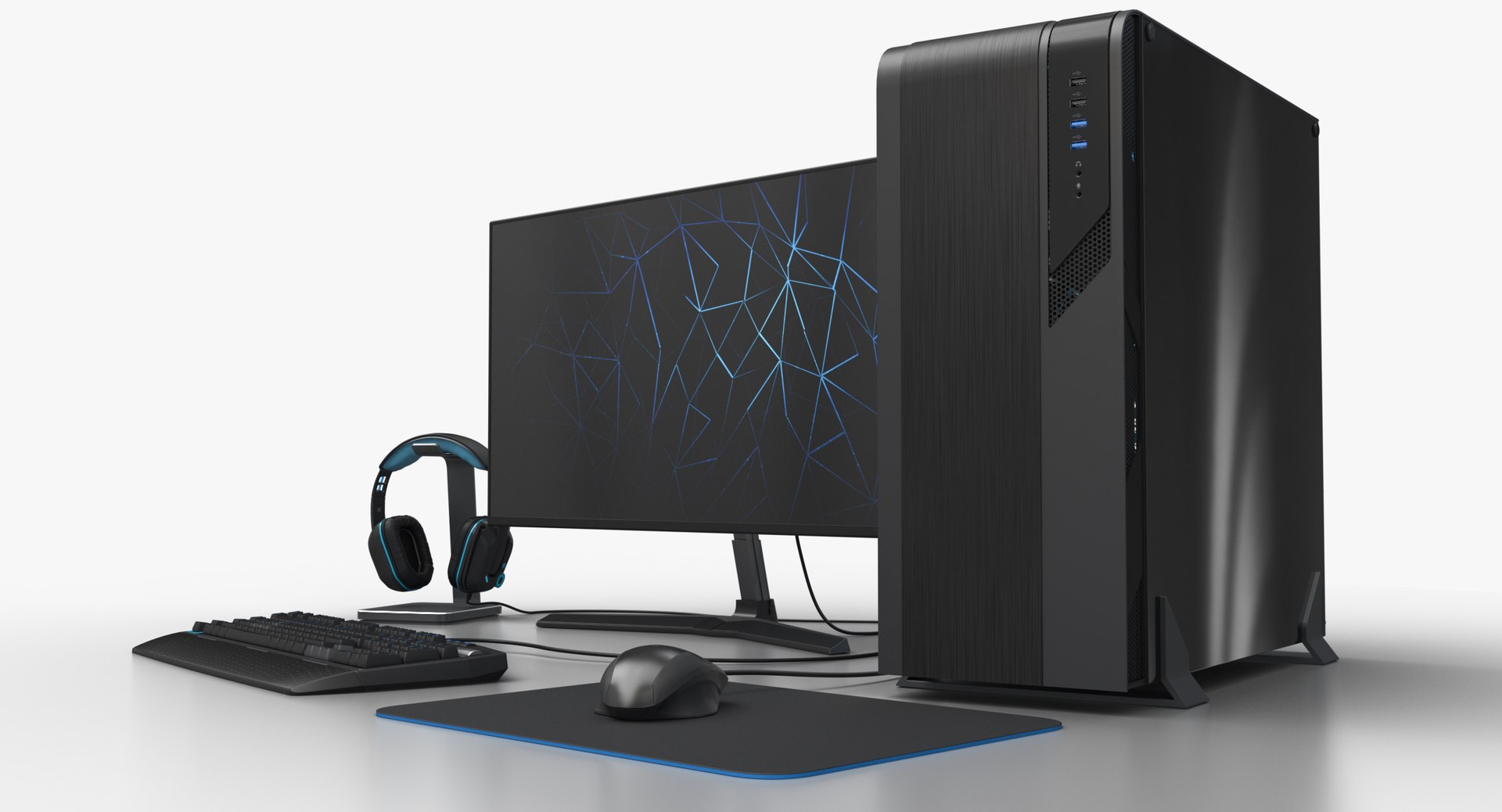 Generic Gaming Desktop Pc 3D Model - TurboSquid 1307395