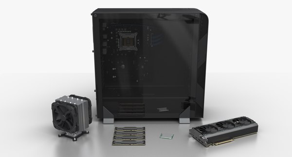 Generic gaming desktop pc 3D model - TurboSquid 1307395