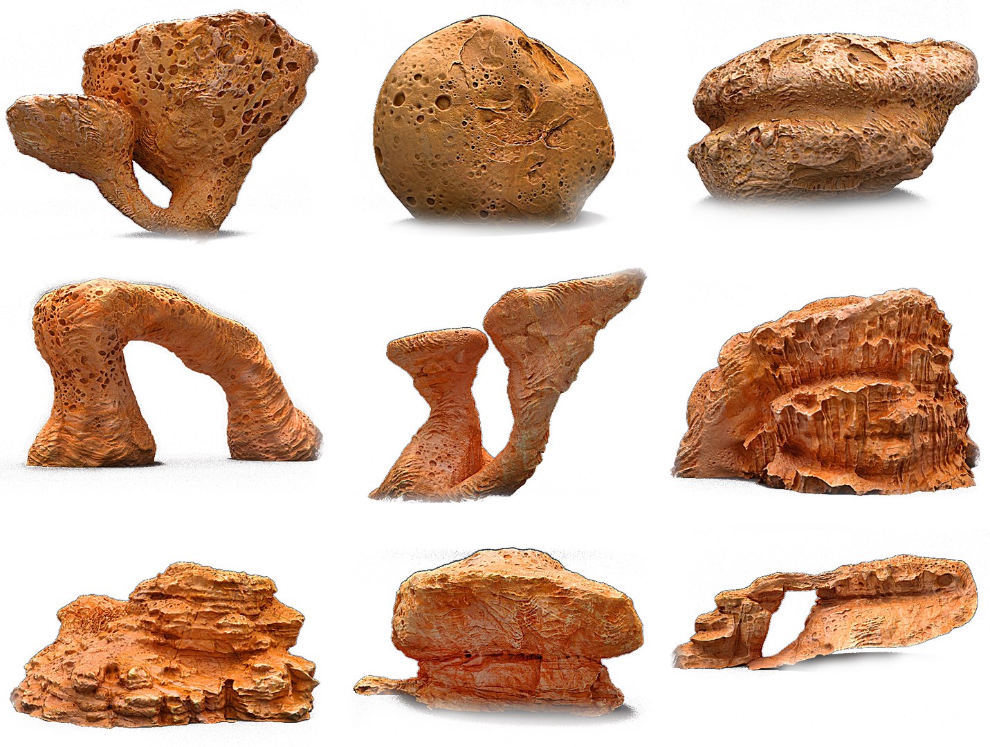 Alien rock pack 3D model - TurboSquid 1559960