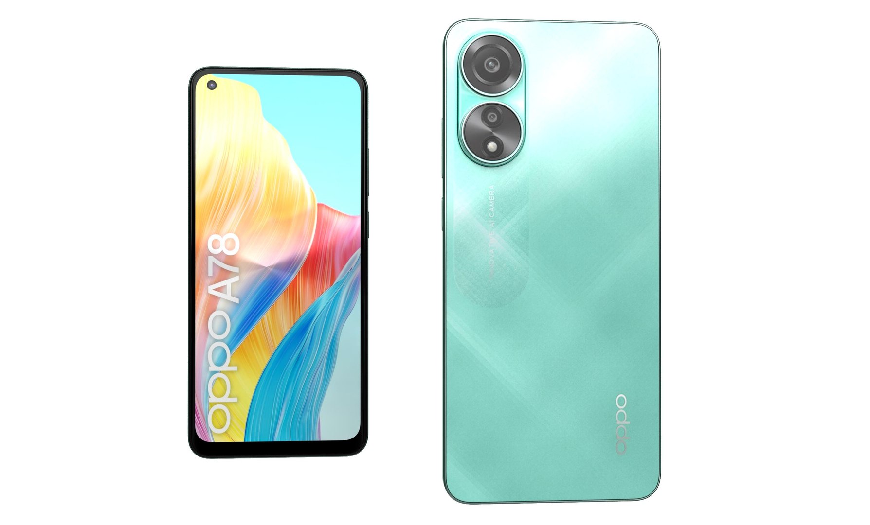 Oppo A78 4G Green 3D Model - TurboSquid 2099132