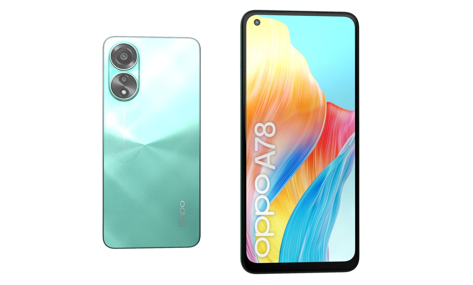 Oppo A78 4G Green 3D Model - TurboSquid 2099132