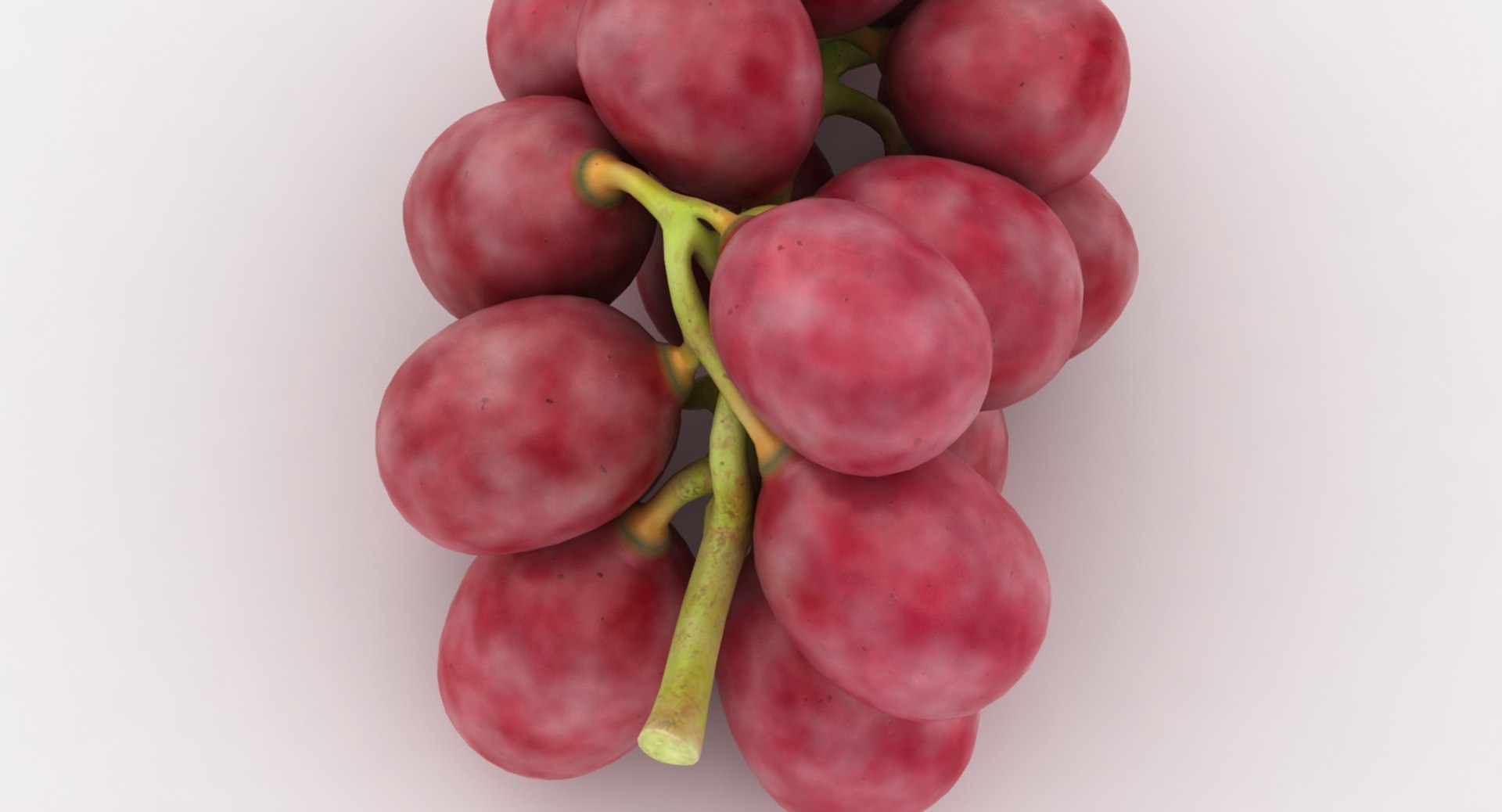 Realistic Red Grapes 3D Model - TurboSquid 1281538