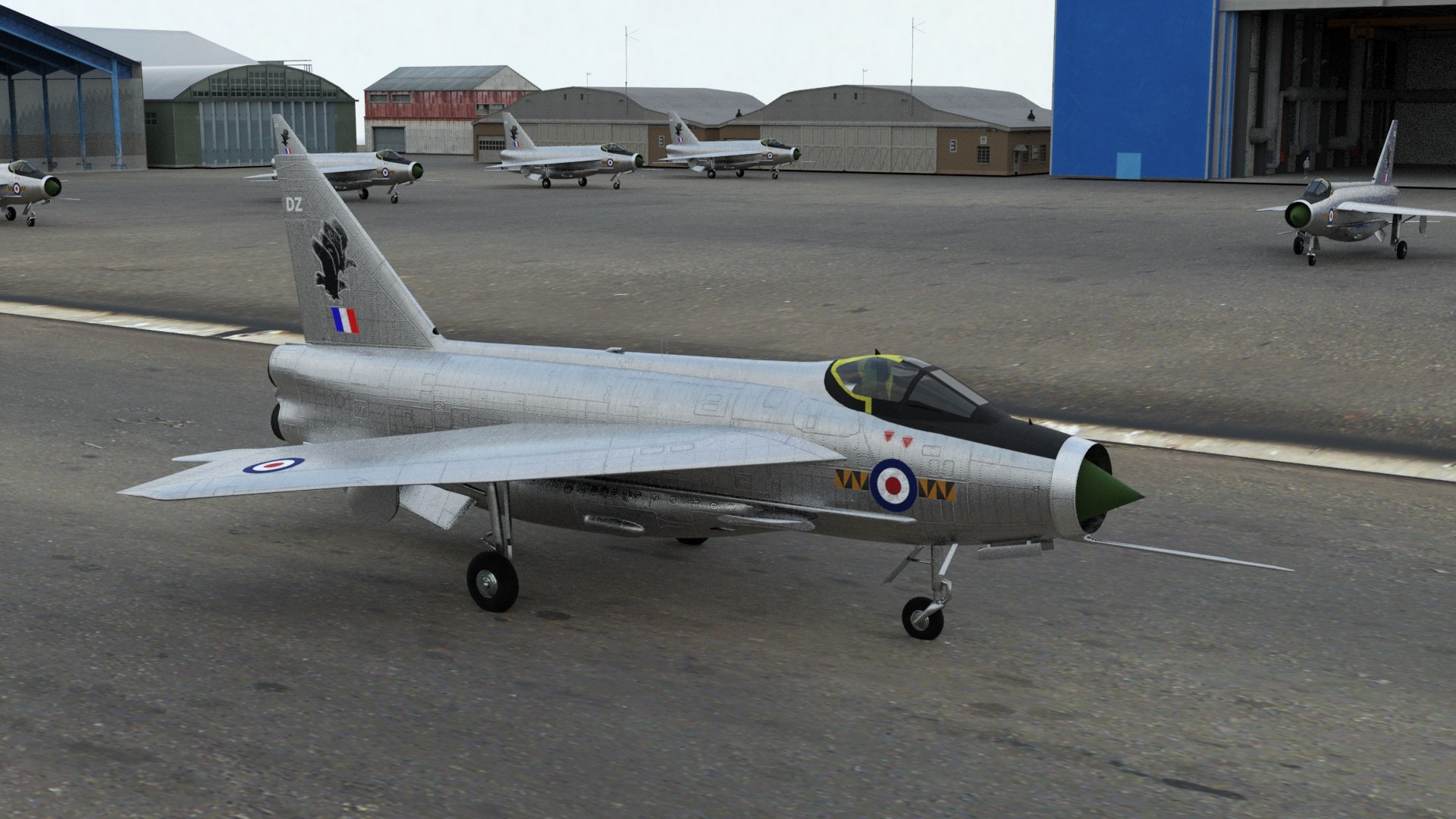 Plane Electric Fighter Aircraft 3D Model - TurboSquid 1694036