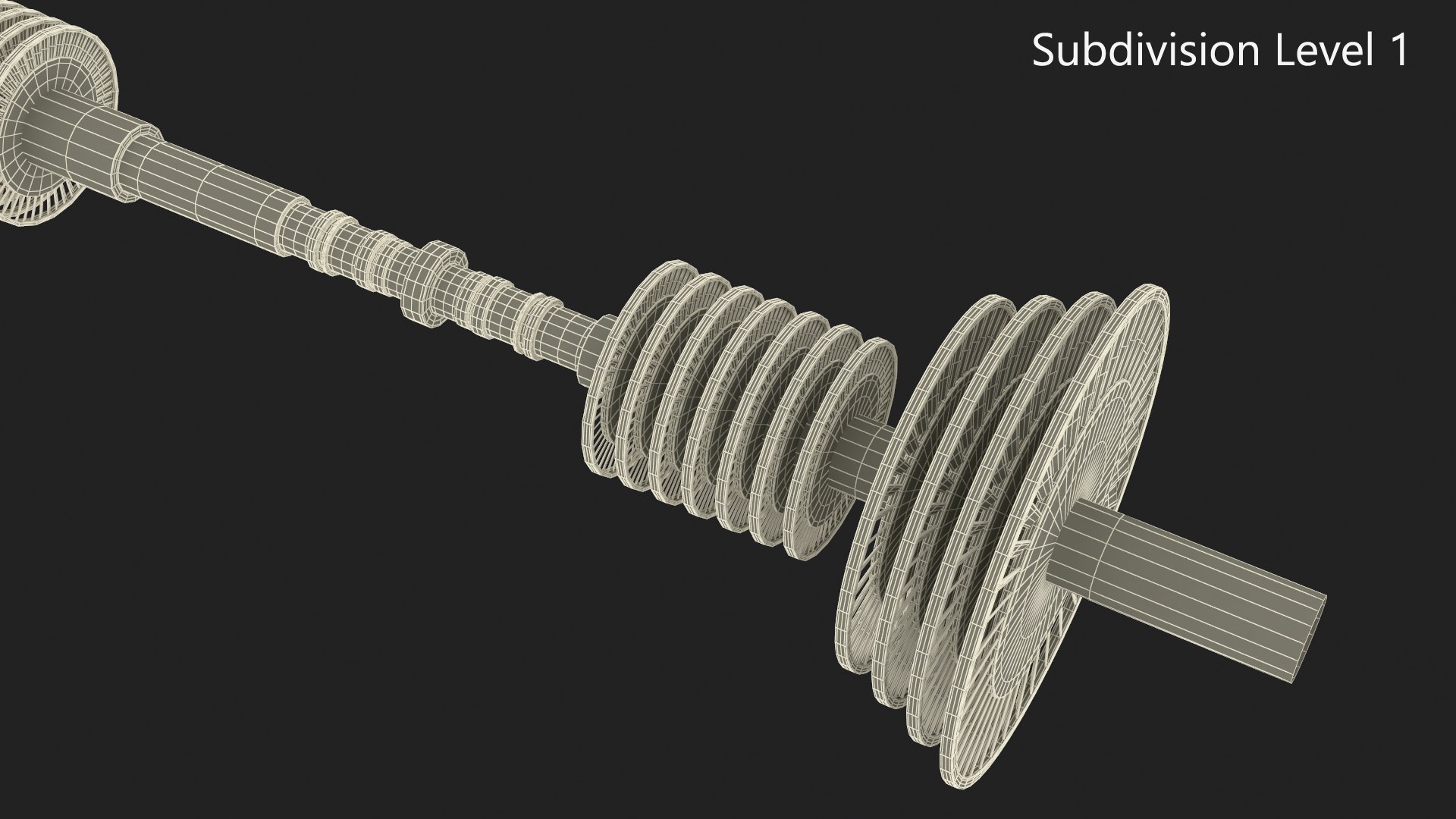 Steam Turbine Shaft With Blades 3D - TurboSquid 2304585