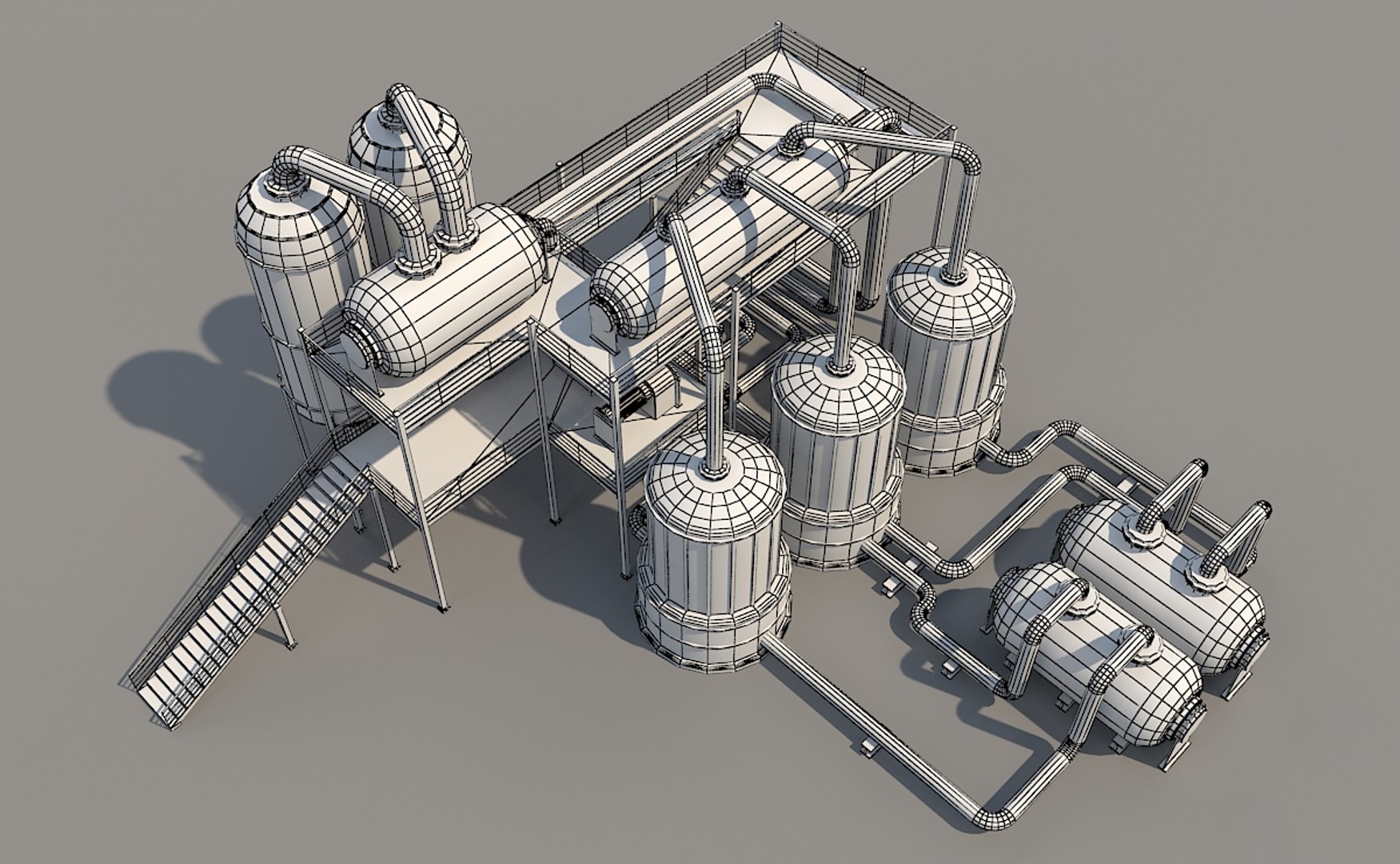 Industrial element model - TurboSquid 1219641