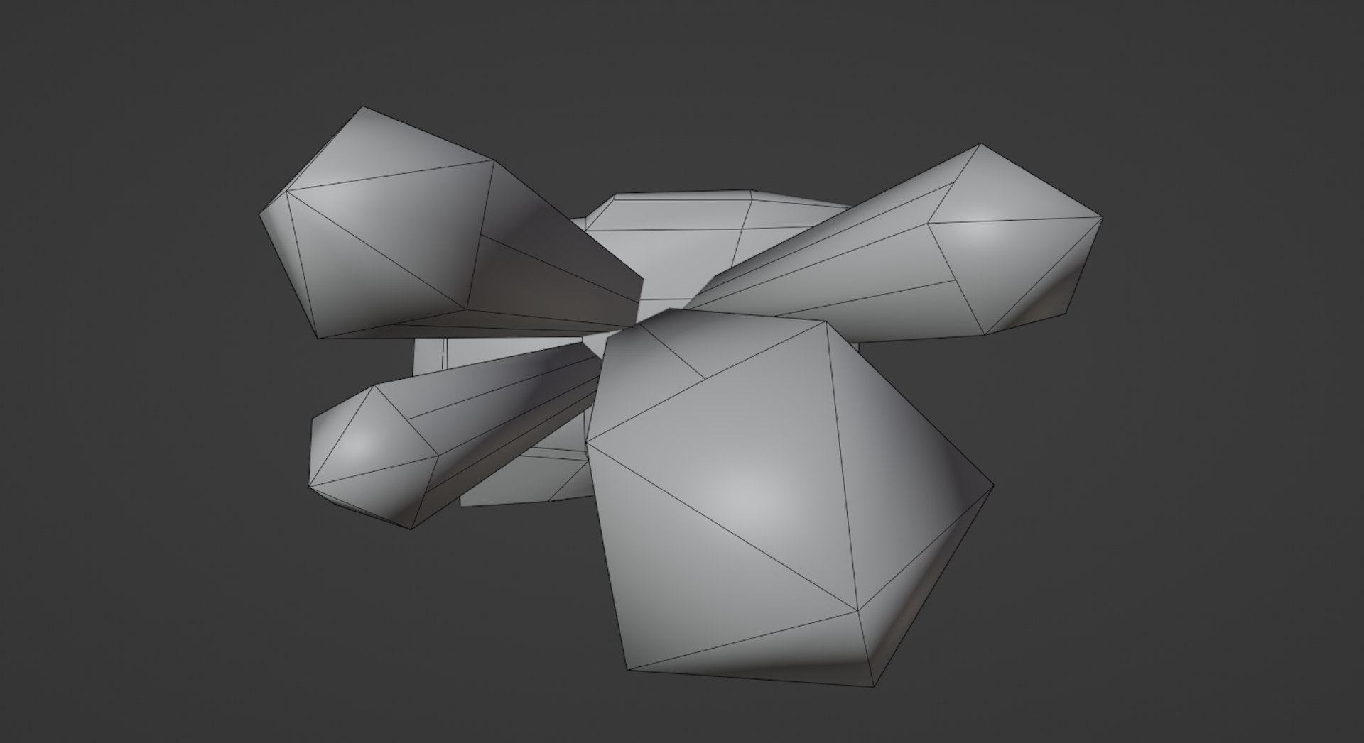 Yellow Stylized Rock Crystal Cluster Version 1 3D model - TurboSquid ...