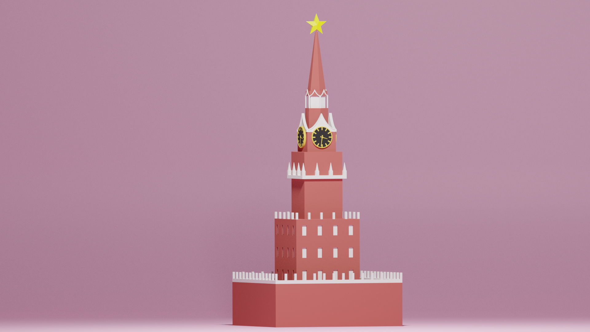 Moscow Kremlin Spasskaya Tower Model - TurboSquid 1632462