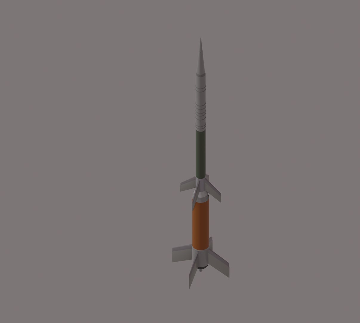 3D Model Missile - TurboSquid 2058682