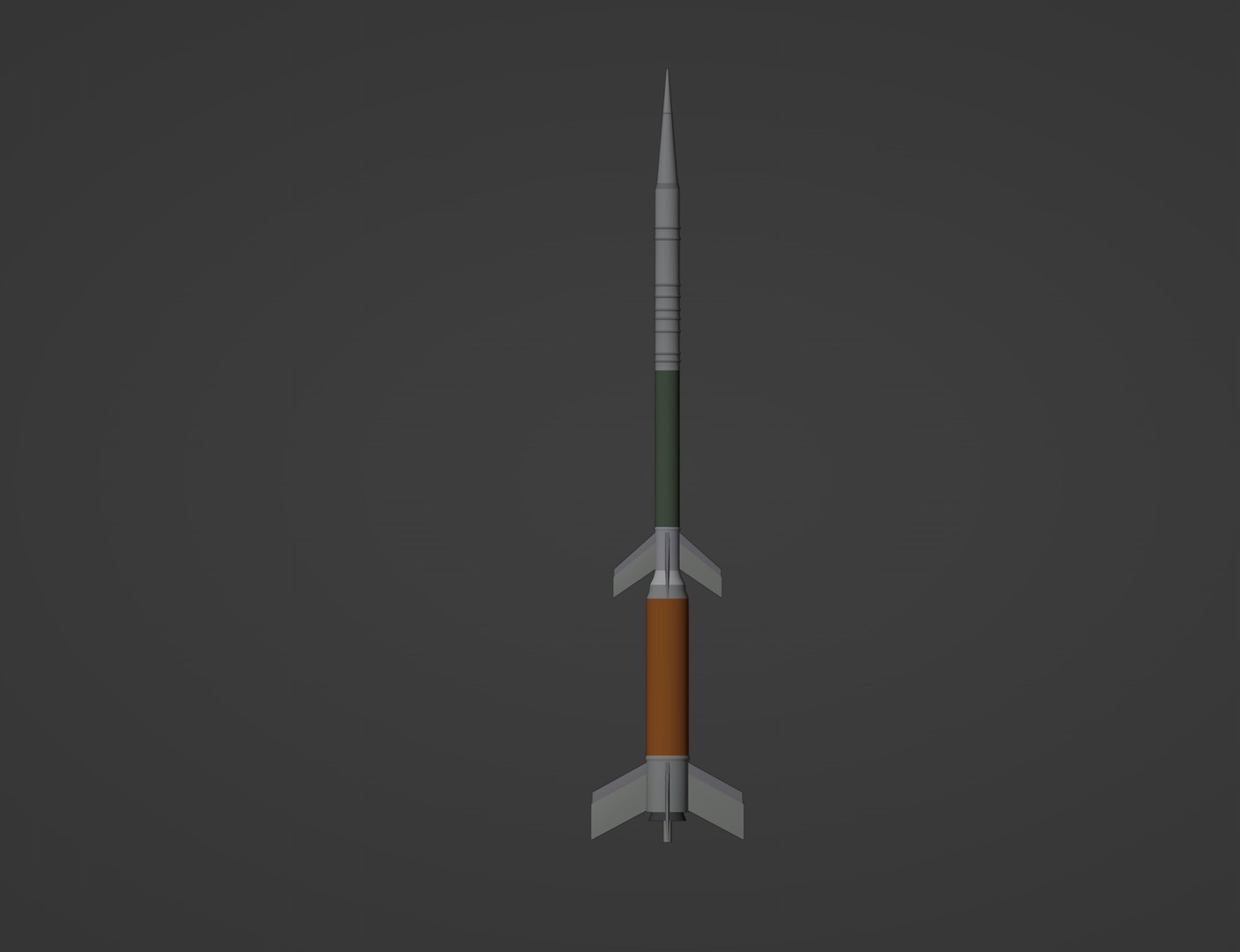 3D Model Missile - TurboSquid 2058682