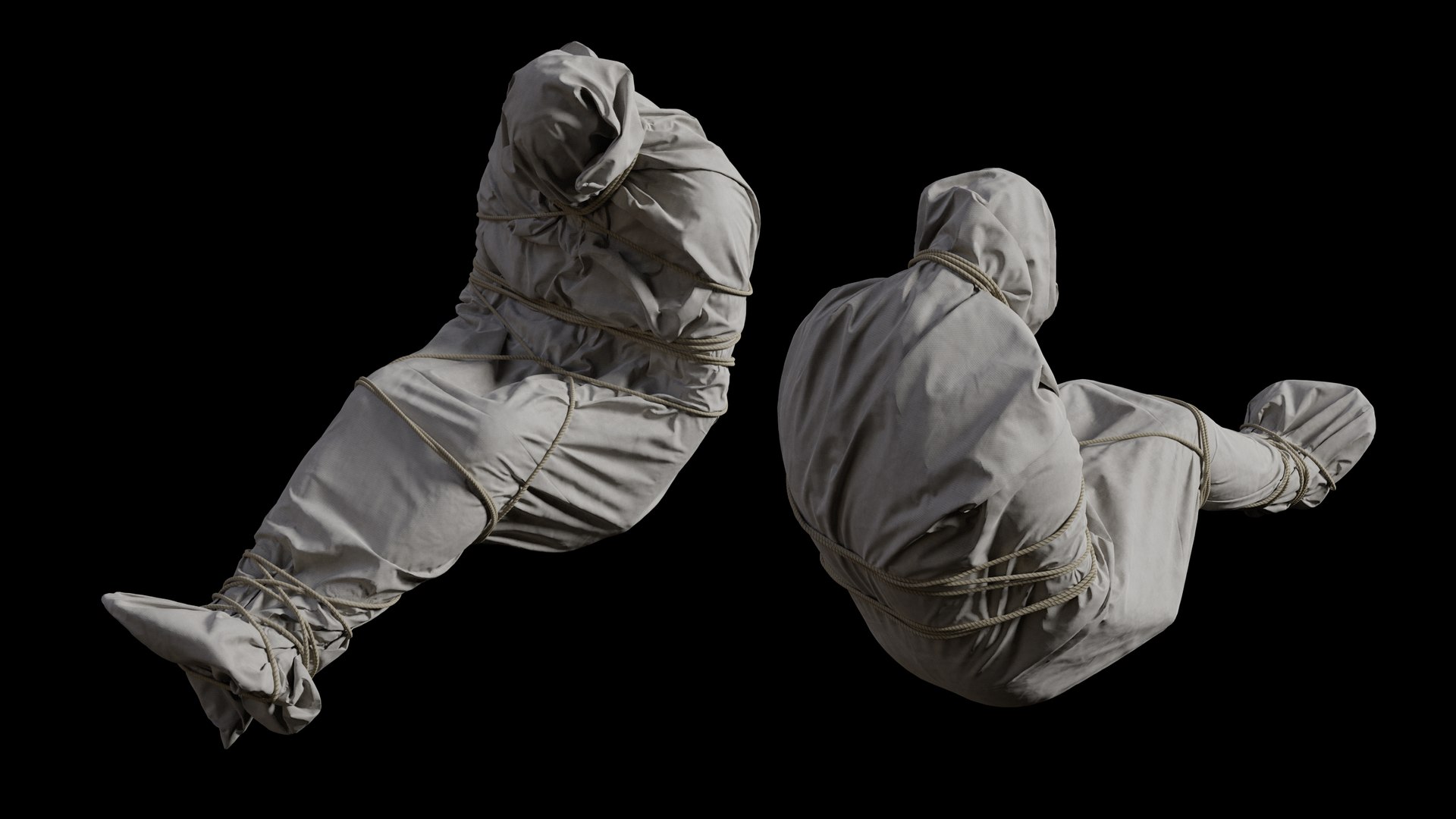 3D Covered Corpse 12 Low-Poly - TurboSquid 2382119