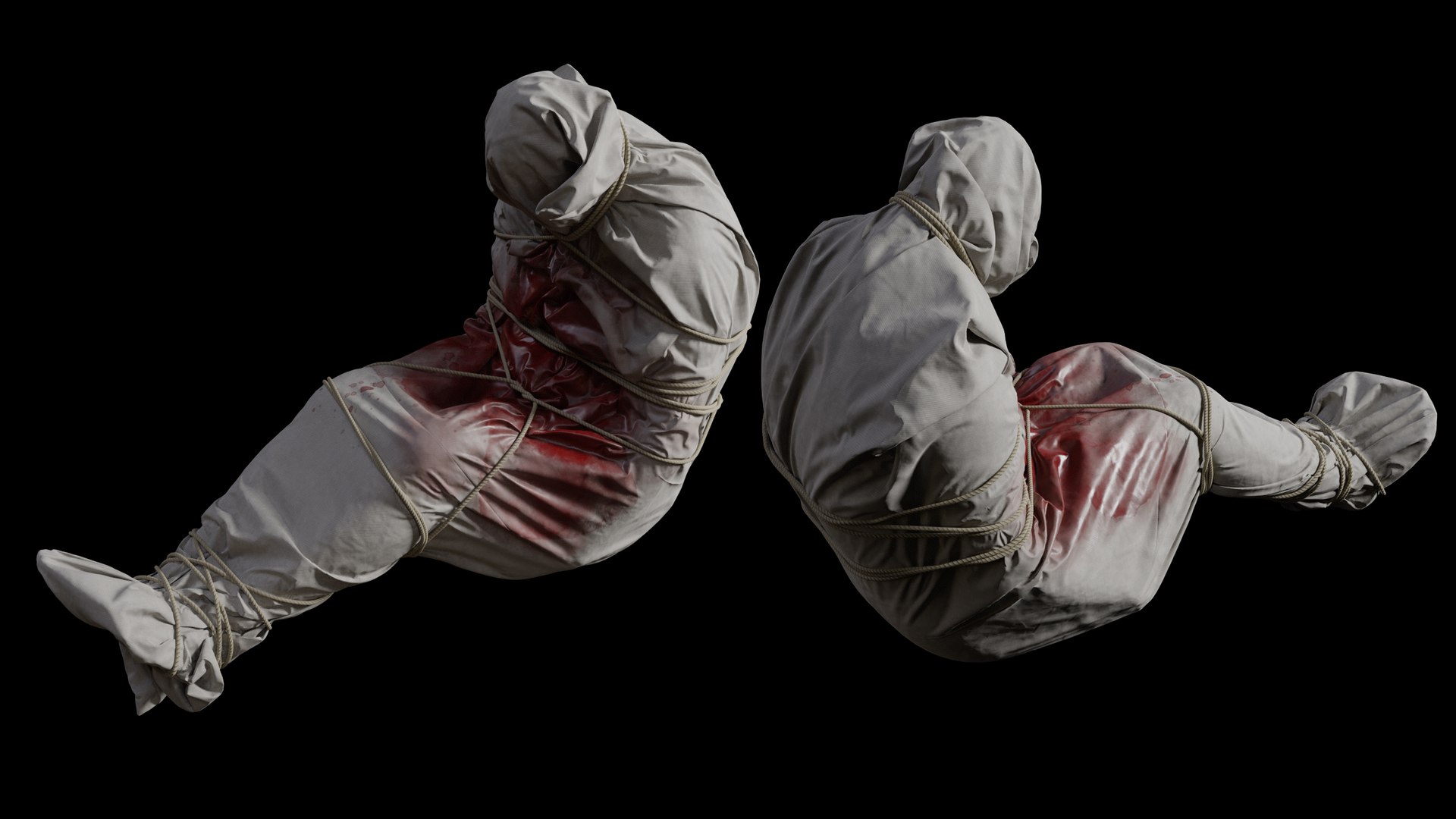 3D Covered Corpse 12 Low-Poly - TurboSquid 2382119