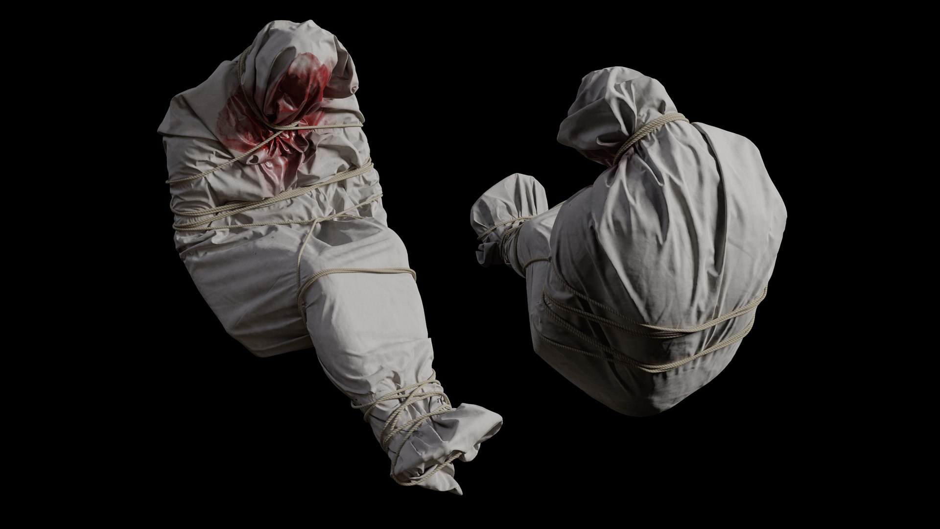 3D Covered Corpse 12 Low-Poly - TurboSquid 2382119