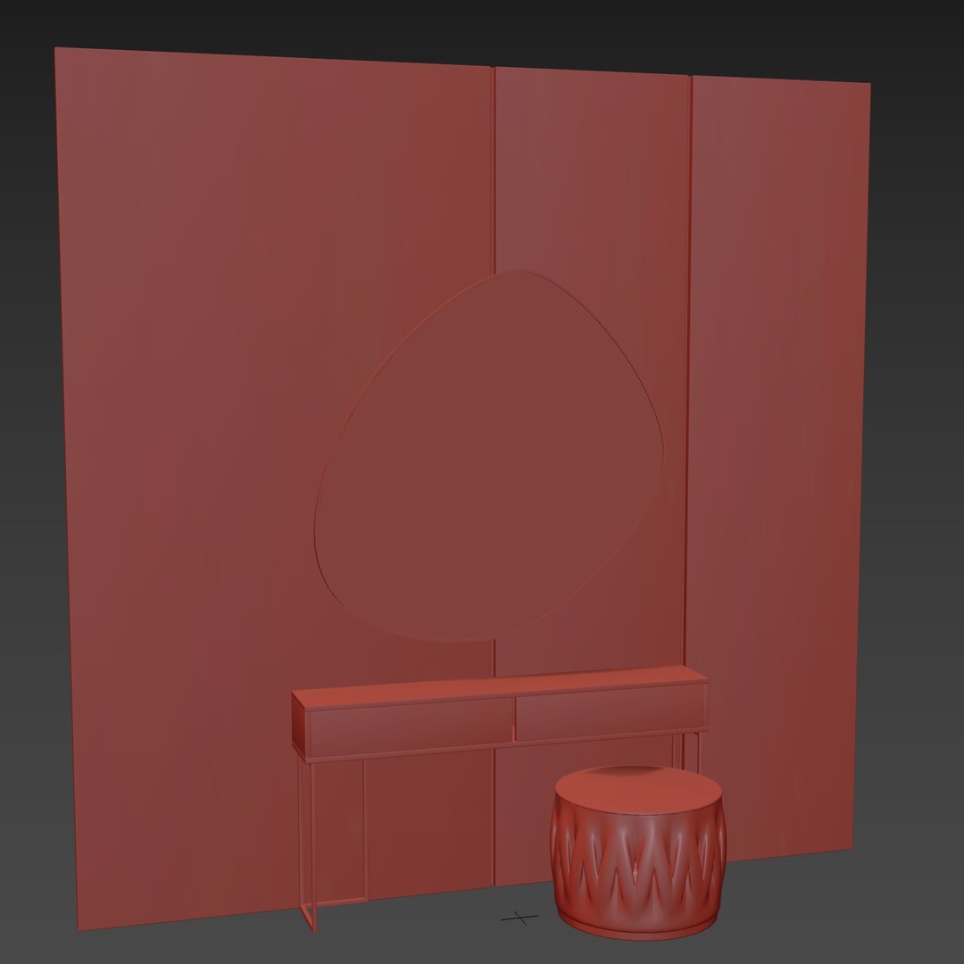 Dressing Table 1 3D Model - TurboSquid 2173936