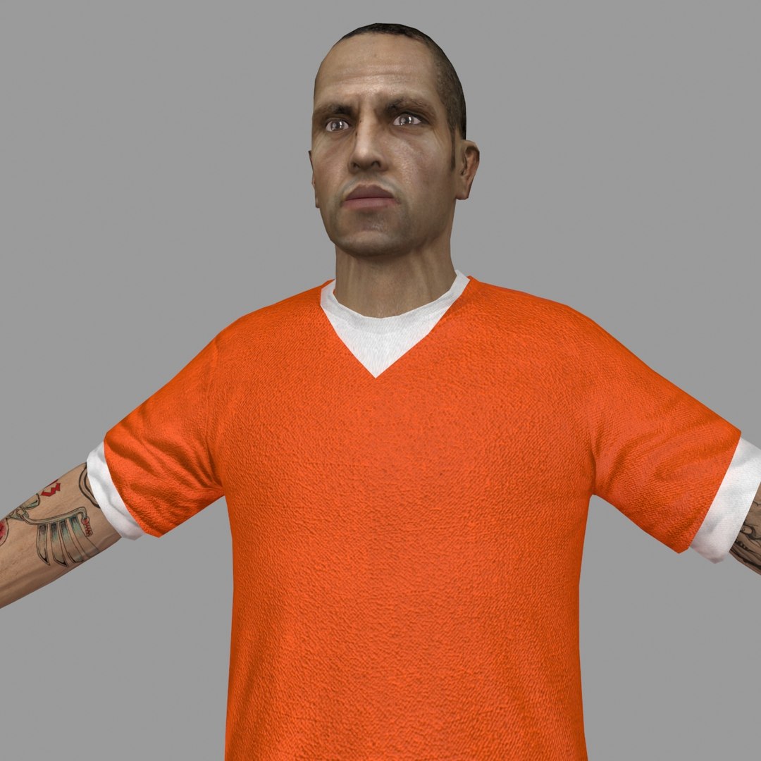 Prisoner Character People 3D - TurboSquid 1352547