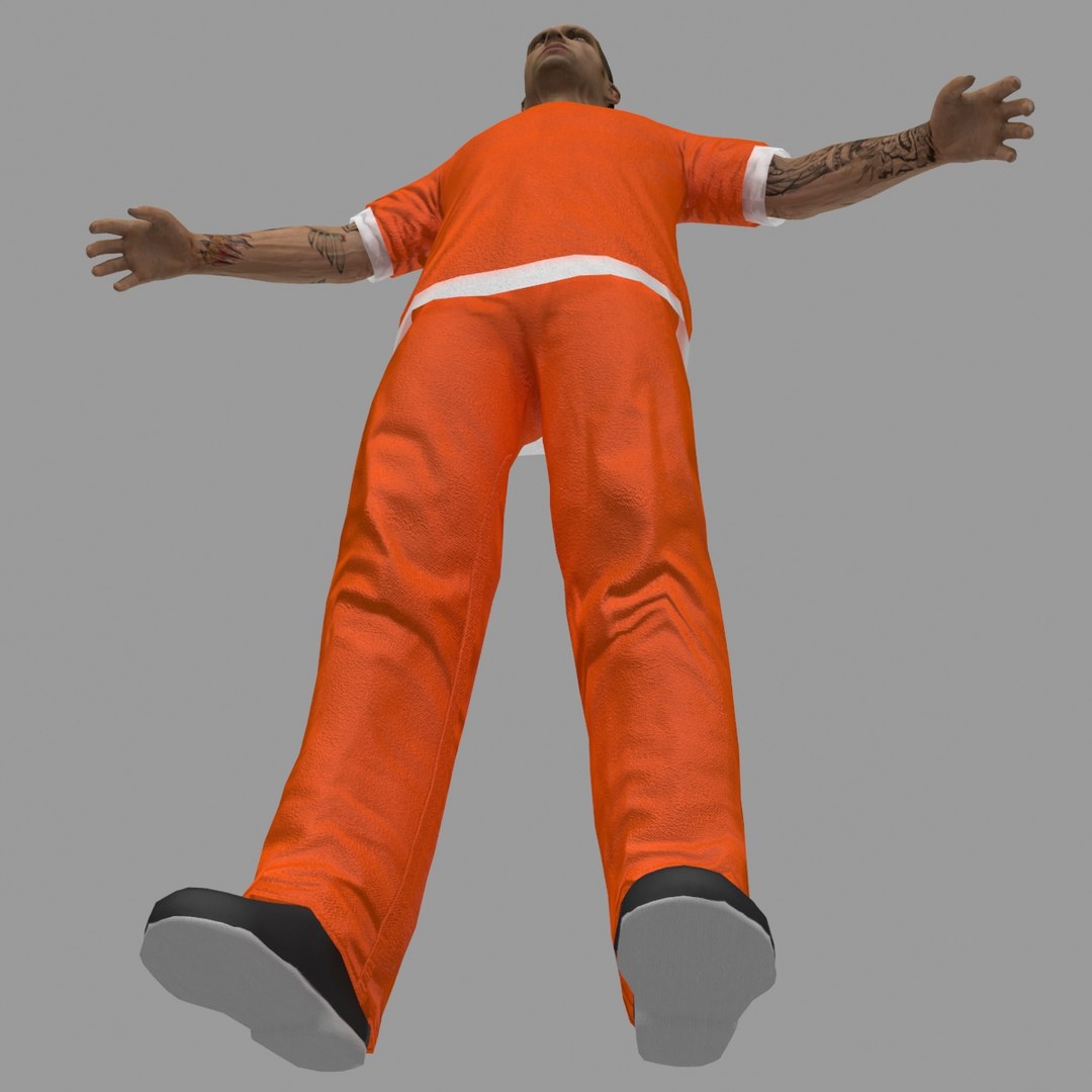 Prisoner Character People 3D - TurboSquid 1352547