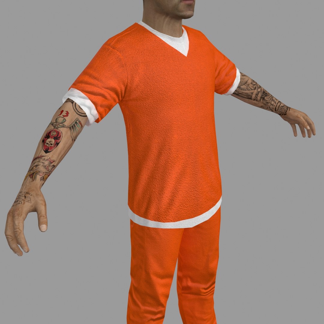 Prisoner Character People 3D - TurboSquid 1352547