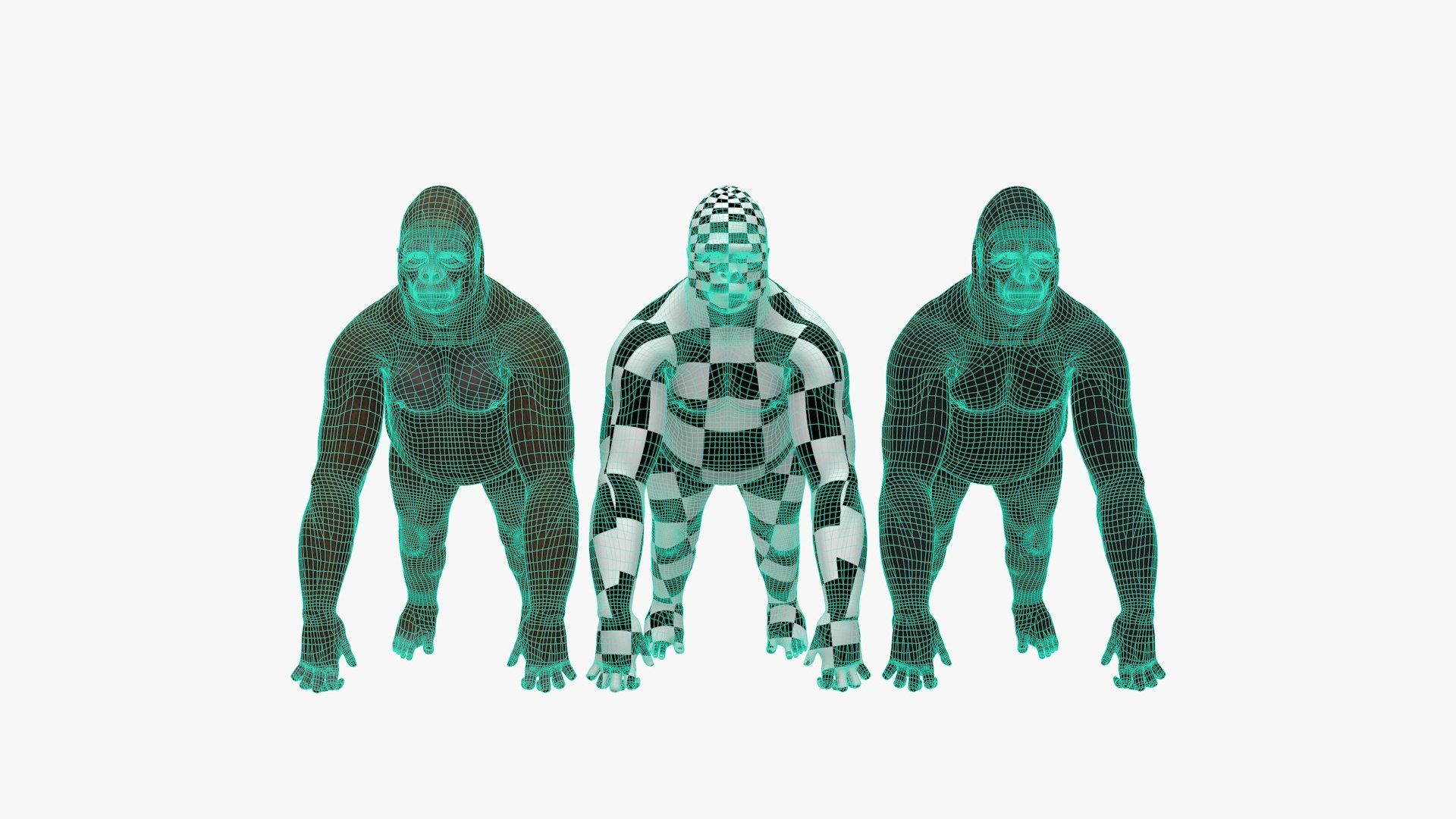 3D Gorilla Model - TurboSquid 2345684