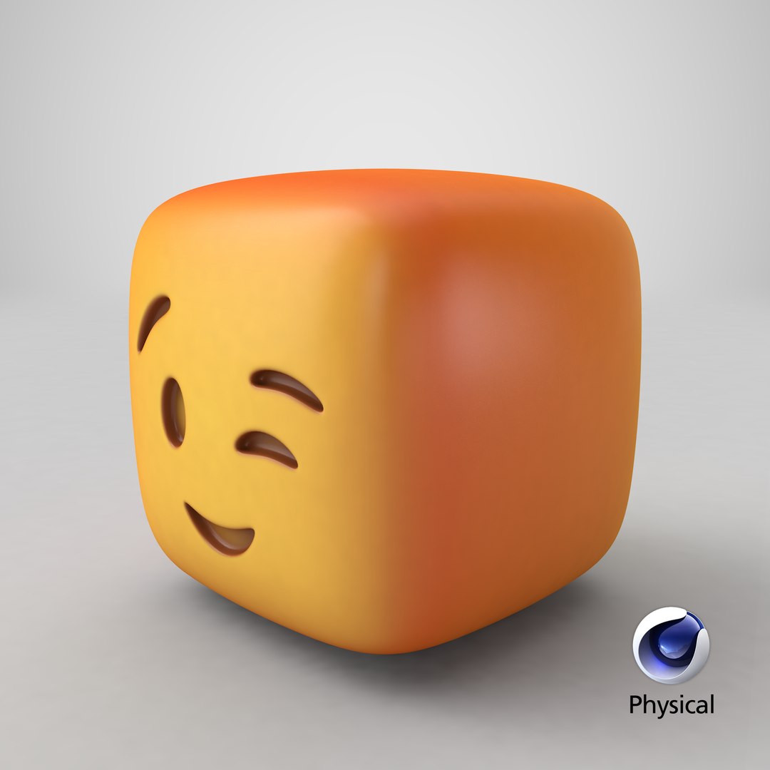 Smiley Face Emoji 4 3D Model - TurboSquid 2065696