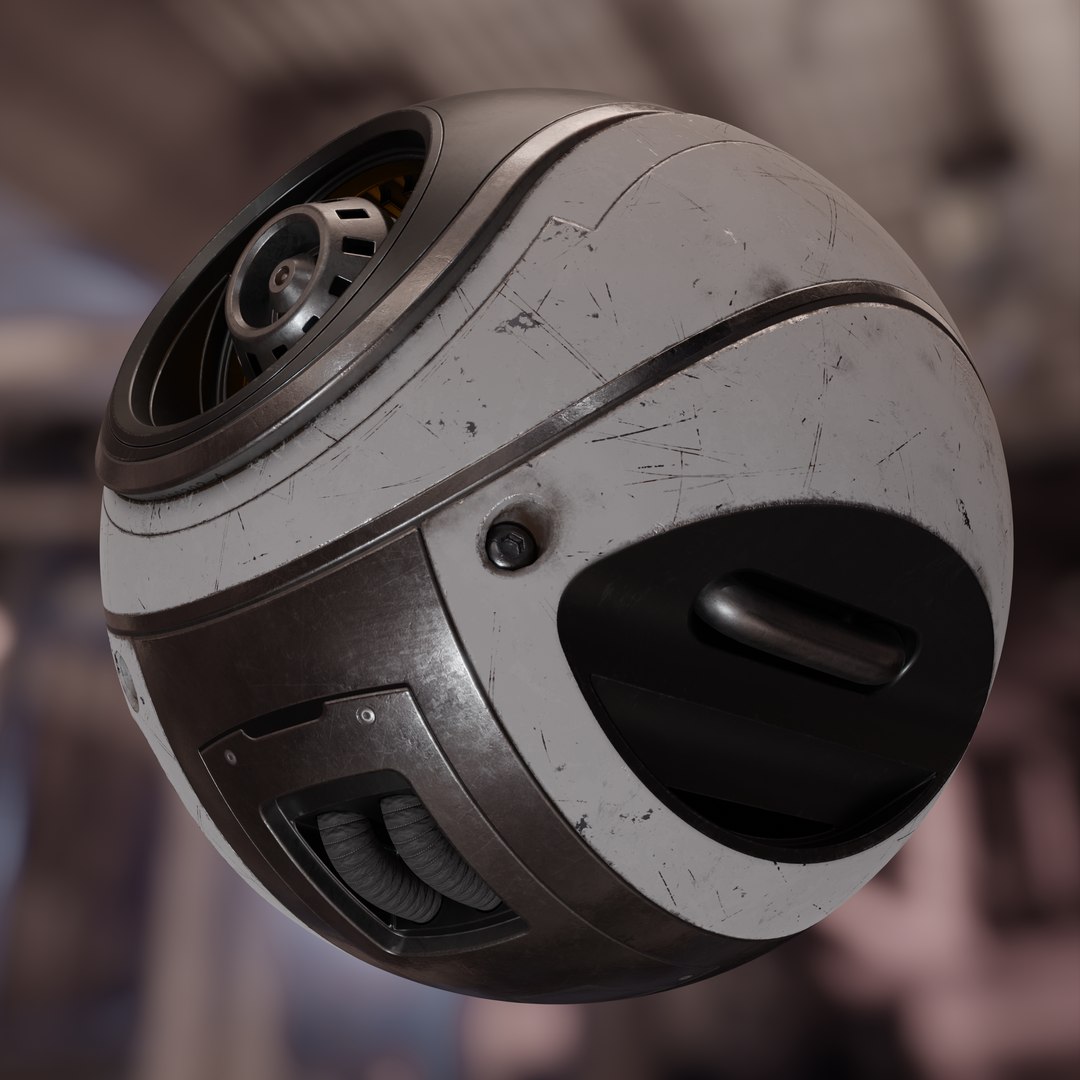 3D Sci-Fi Spherical Drone - TurboSquid 2146779
